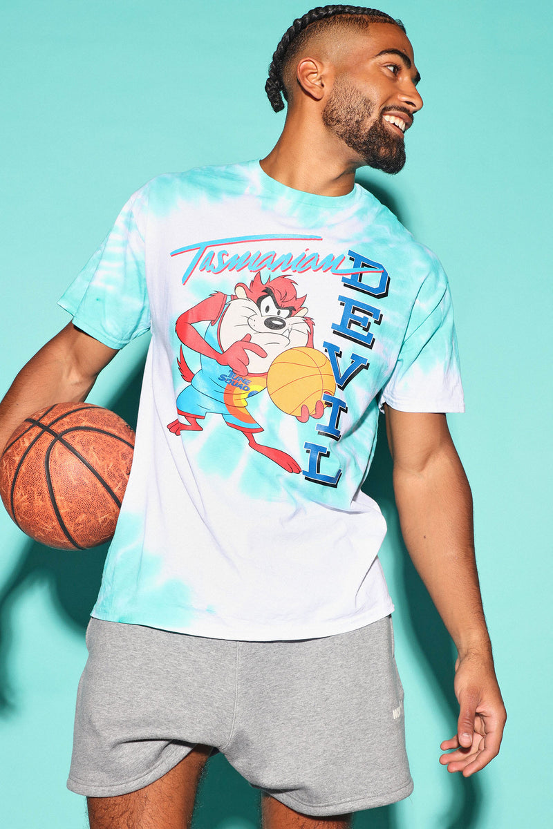 Space Jam Taz Short Sleeve Tee - White/combo | Fashion Nova, Mens ...