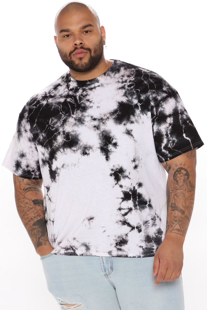 Cold As Ice Washed Short Sleeve Tee - White/Black | Fashion Nova, Mens ...