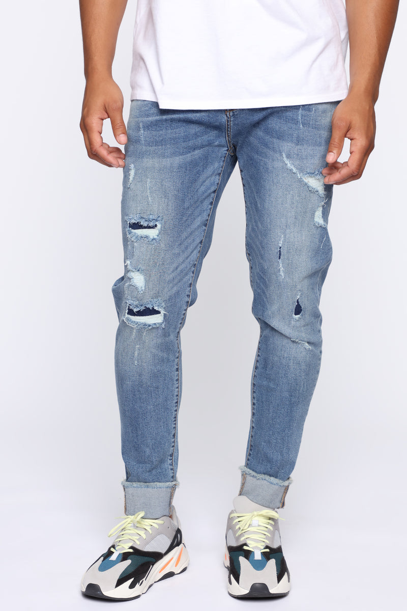 Jagger Slim Taper Jean - VintageBlueWash | Fashion Nova, Mens Jeans ...