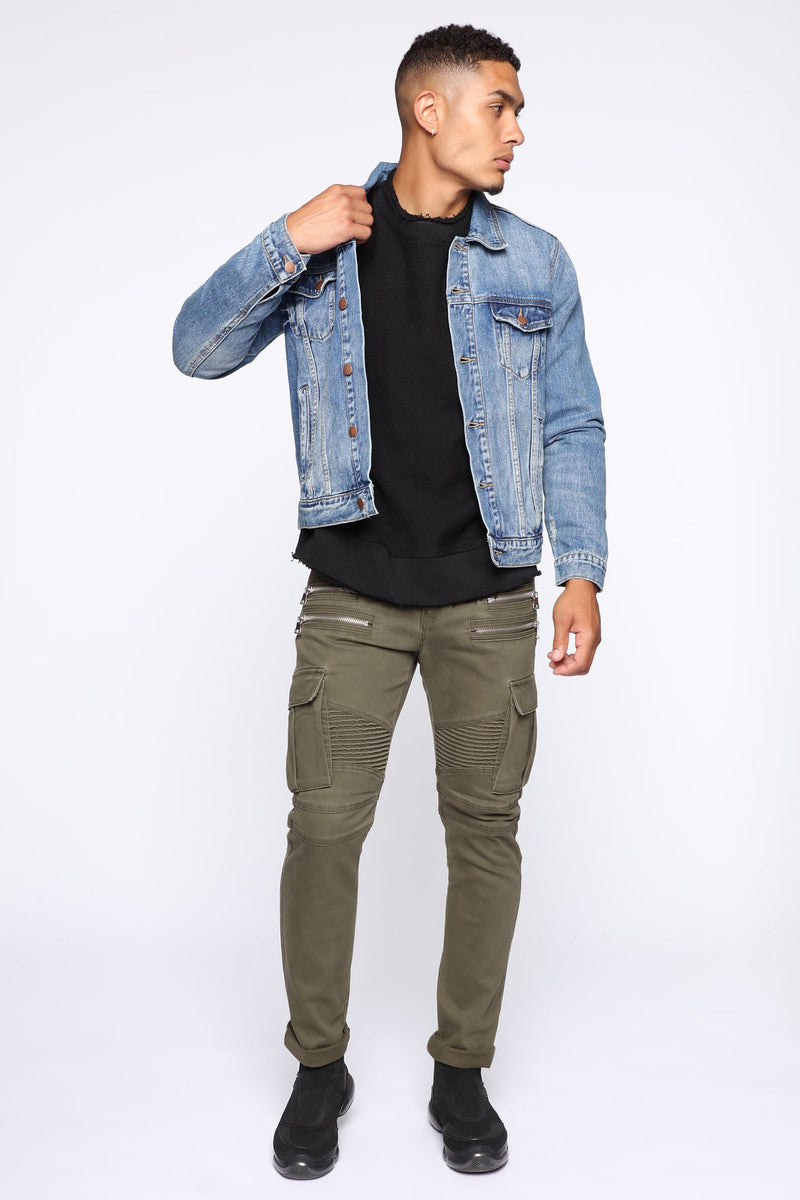 Jagger Denim Jacket - VintageBlueWash | Fashion Nova, Mens Jackets ...
