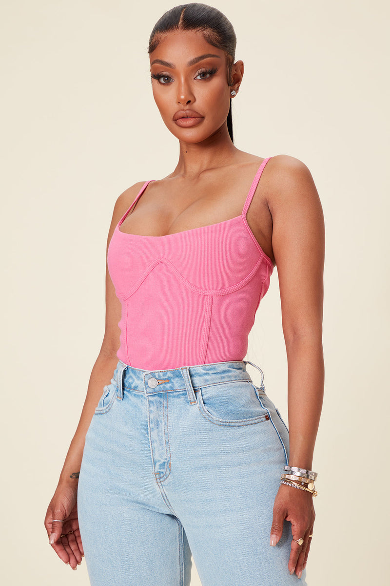 Macie Snatched Bodysuit - Pink | Fashion Nova, Bodysuits | Fashion Nova