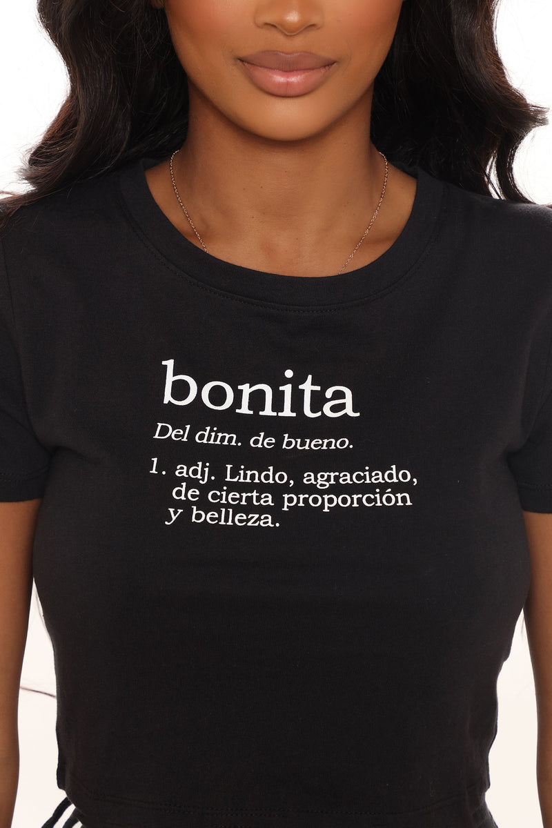 Define Bonita Crop Top - Black | Fashion Nova, Screens Tops and Bottoms ...