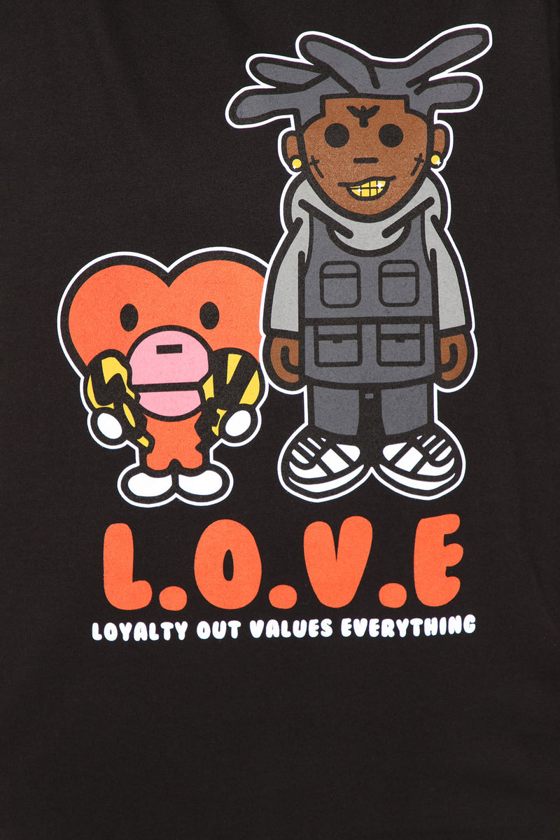 Loyalty Out Values Everything Graphic T-Shirt - Black | Fashion Nova ...