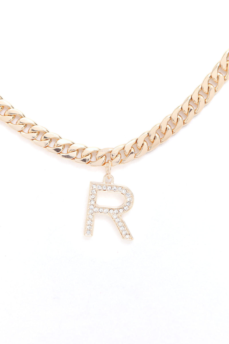 All Me 'R' Initial Chain Necklace - Gold | Fashion Nova, Jewelry ...