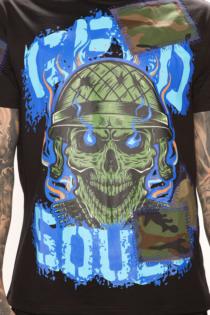 Lieutenant Soul Short Sleeve Tee - Black | Fashion Nova, Mens Graphic ...