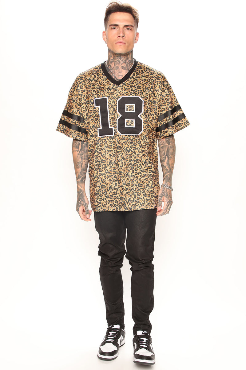 All Over Animal Print Mesh Jersey - Brown/combo | Fashion Nova, Mens ...