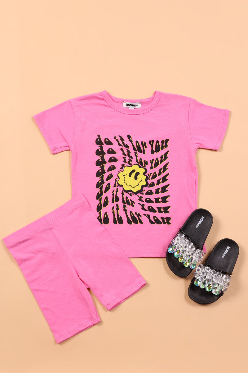 Mini Do It For Yourself Short Set - Pink | Fashion Nova, Kids Sets ...