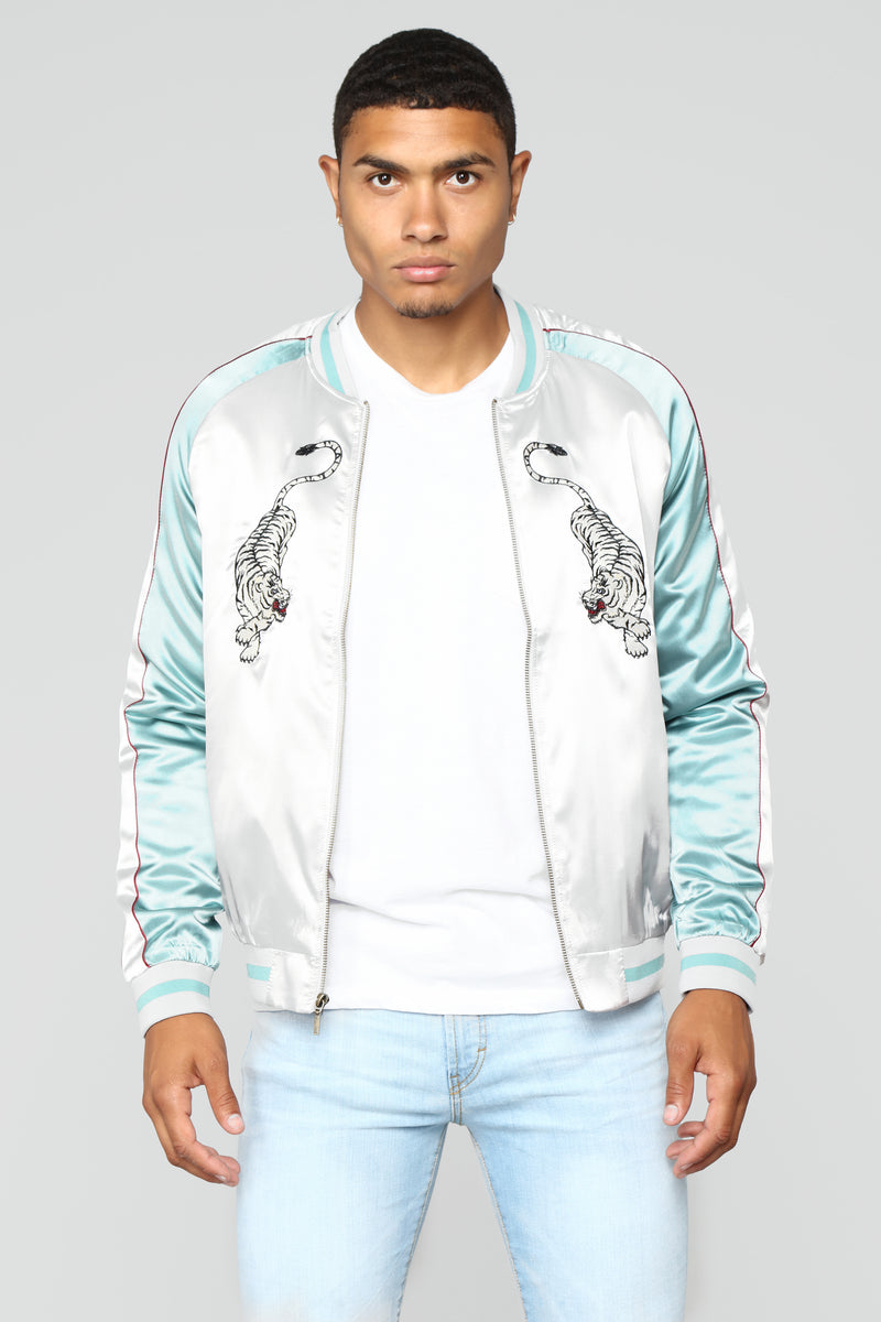 Tokyo Souvenir Tiger Jacket - Silver | Fashion Nova, Mens Jackets ...