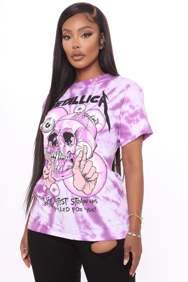 Metallica Shortest Story Top - Purple/combo | Fashion Nova, Screens ...