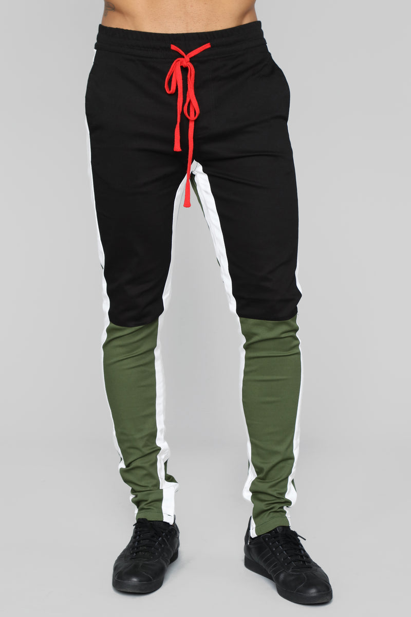 Mathis Twill Jogger - Olive | Fashion Nova, Mens Pants | Fashion Nova