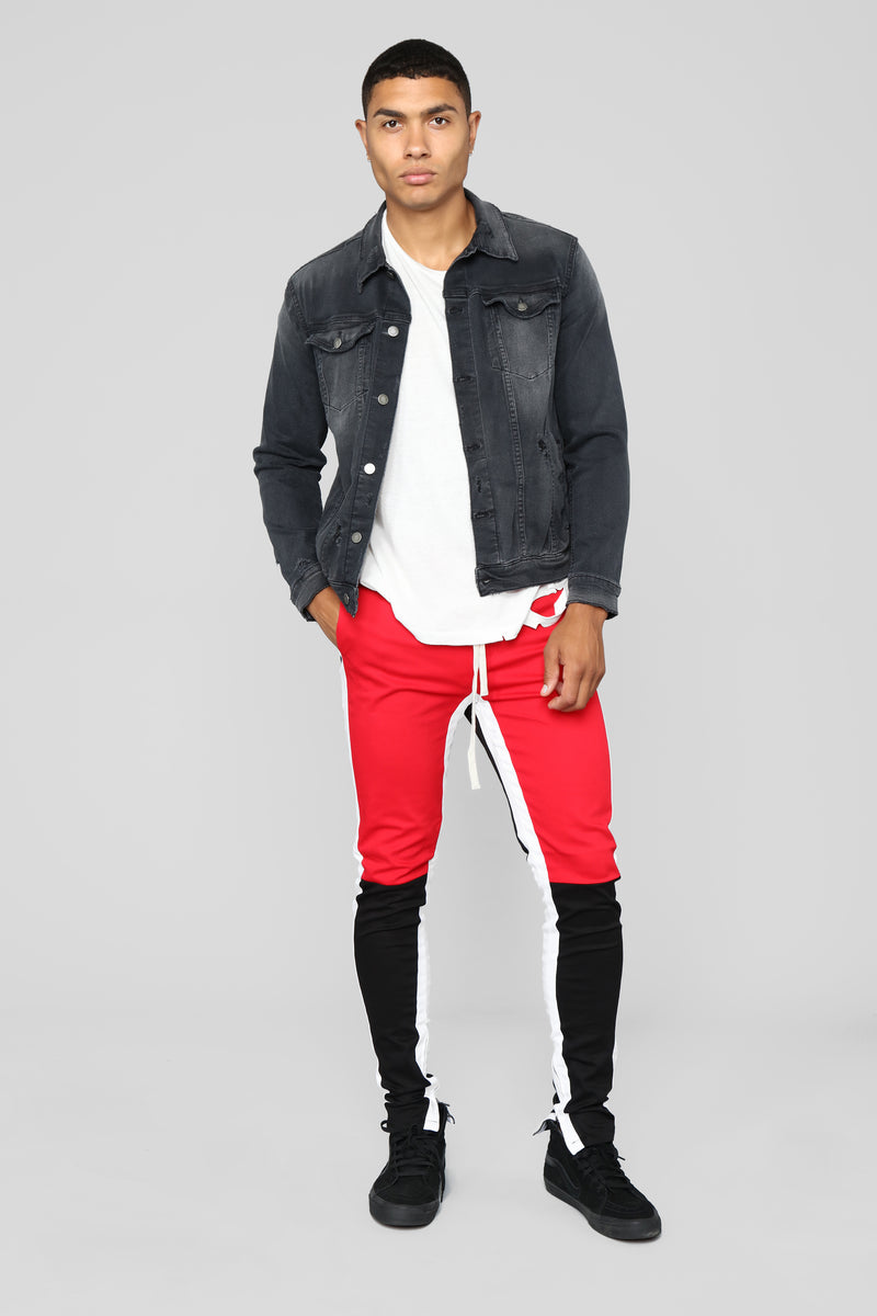 Mathis Twill Jogger - Black | Fashion Nova, Mens Pants | Fashion Nova