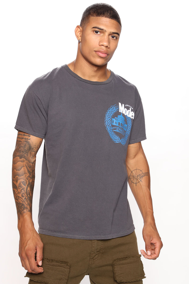 Modelo Especial Short Sleeve Tee - Black | Fashion Nova, Mens Graphic ...