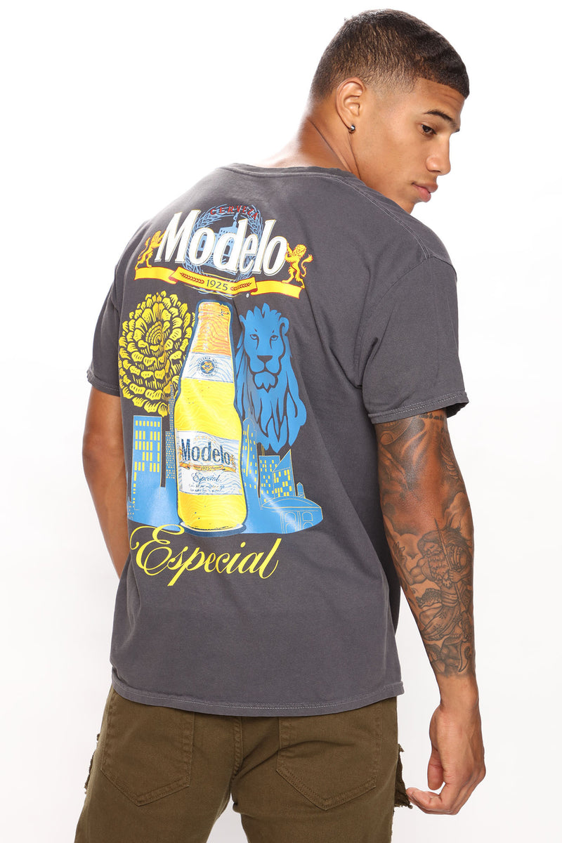 Modelo Especial Short Sleeve Tee - Black | Fashion Nova, Mens Graphic ...