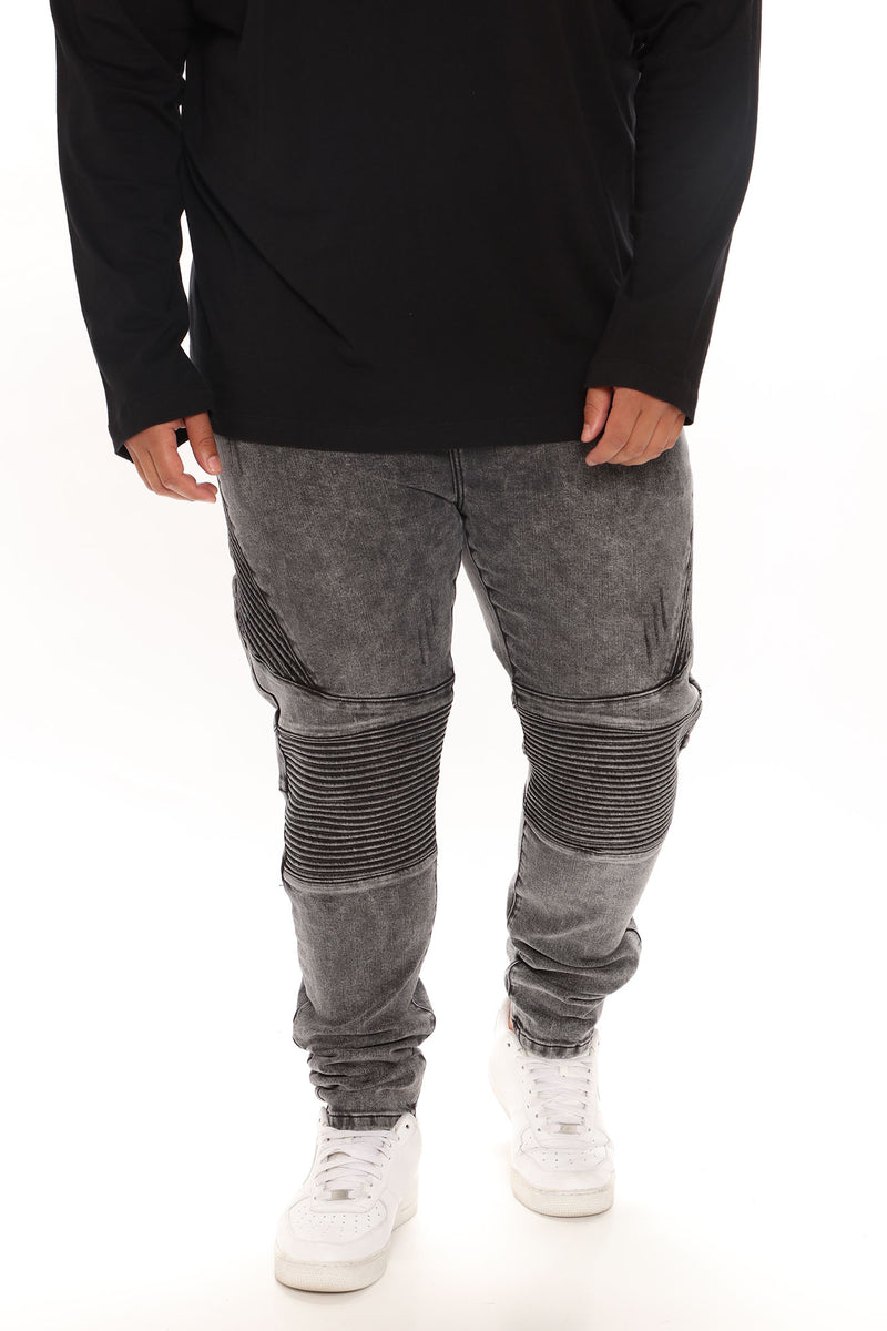 Acid Washed Biker Skinny Jeans - Acid Wash | Fashion Nova, Mens Jeans ...