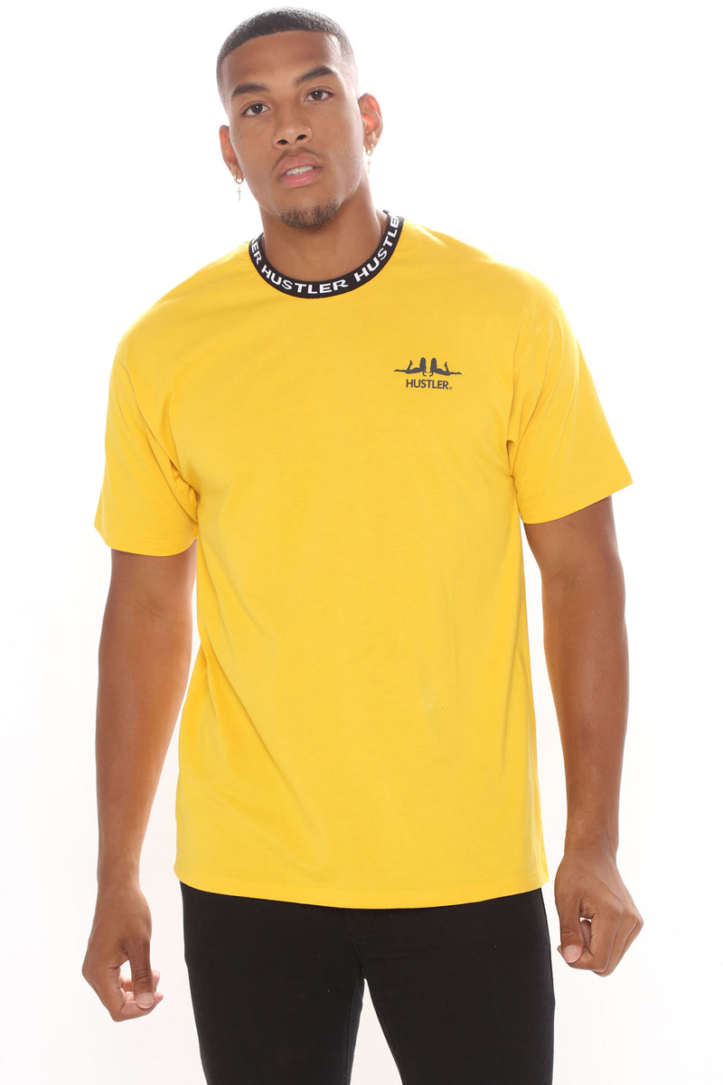 Mirror Hustler Short Sleeve Tee - Gold | Fashion Nova, Mens Tees ...