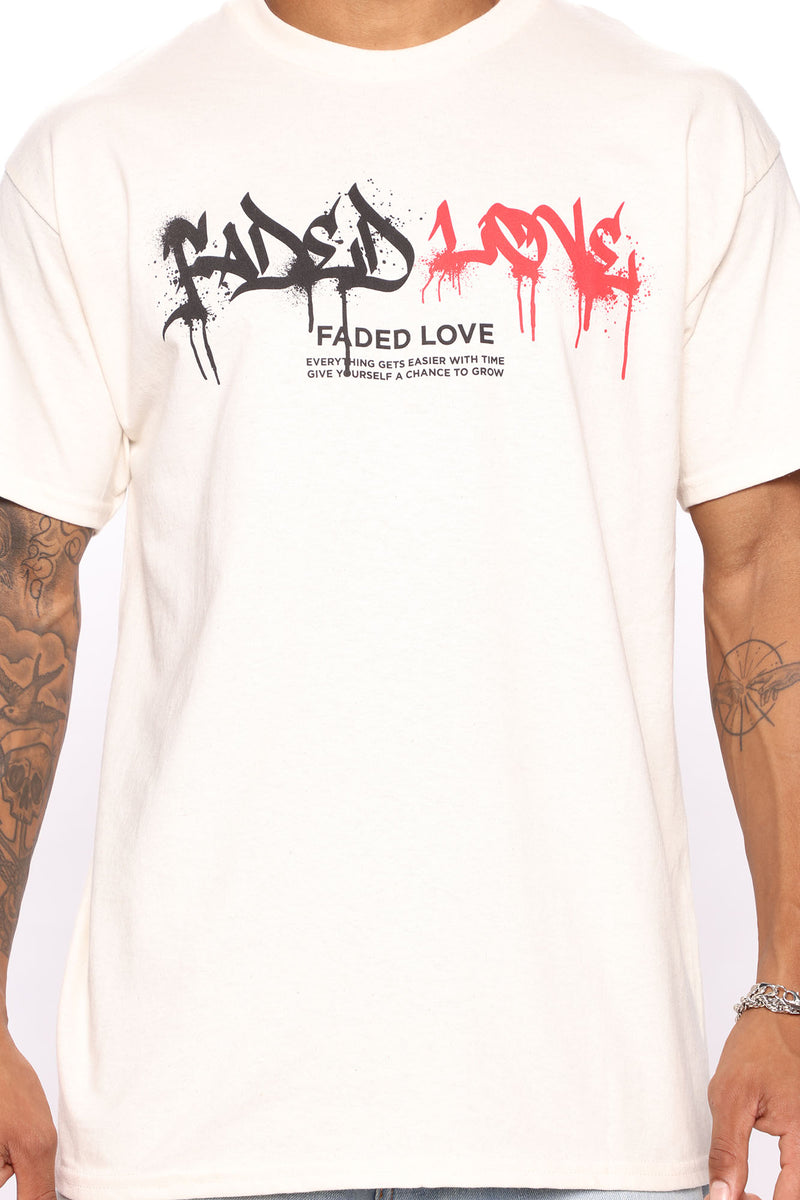 Faded Love Short Sleeve Tee - Sand | Fashion Nova, Mens Graphic Tees ...