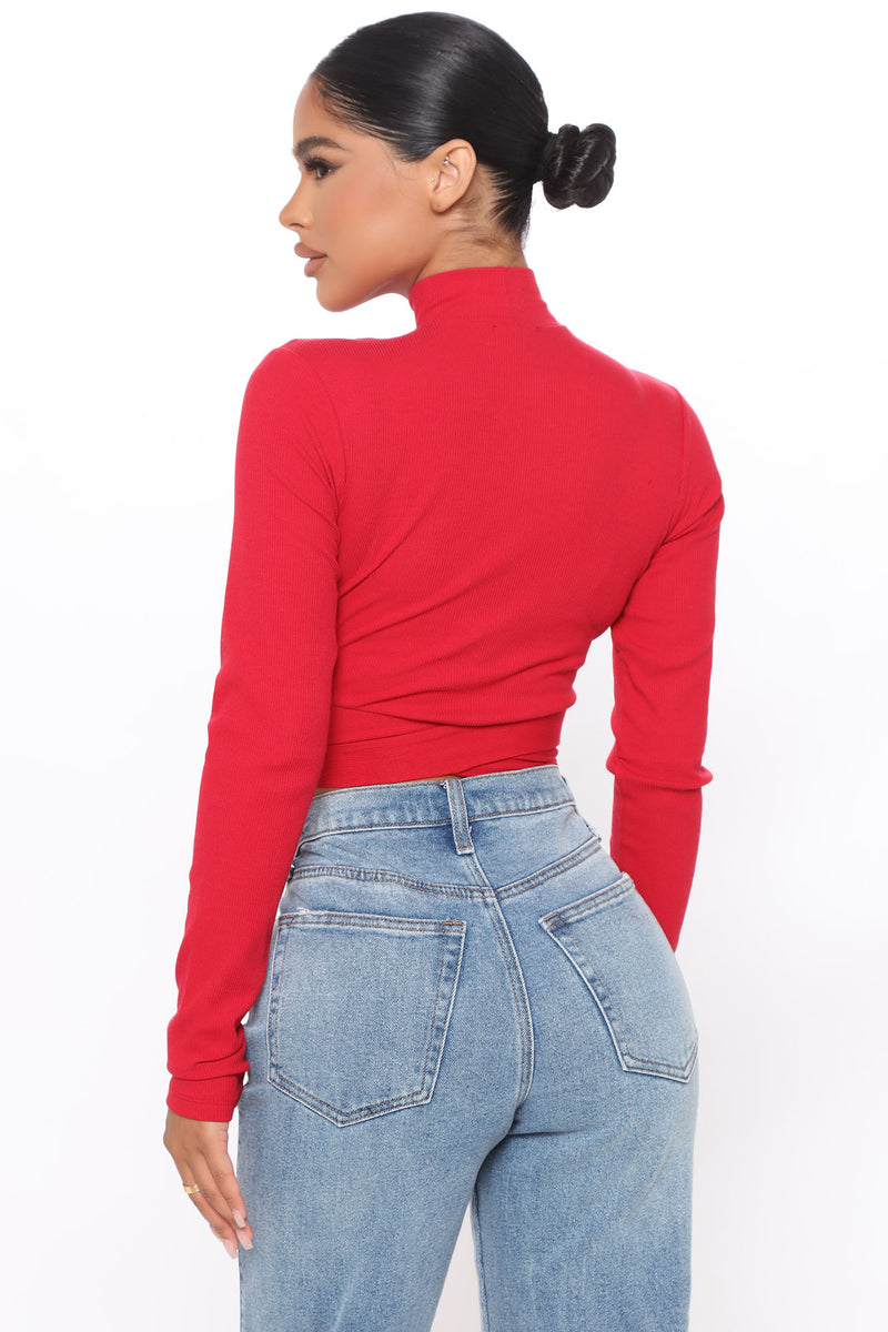 Perfect Timing Crop Top - Red | Fashion Nova, Knit Tops | Fashion Nova