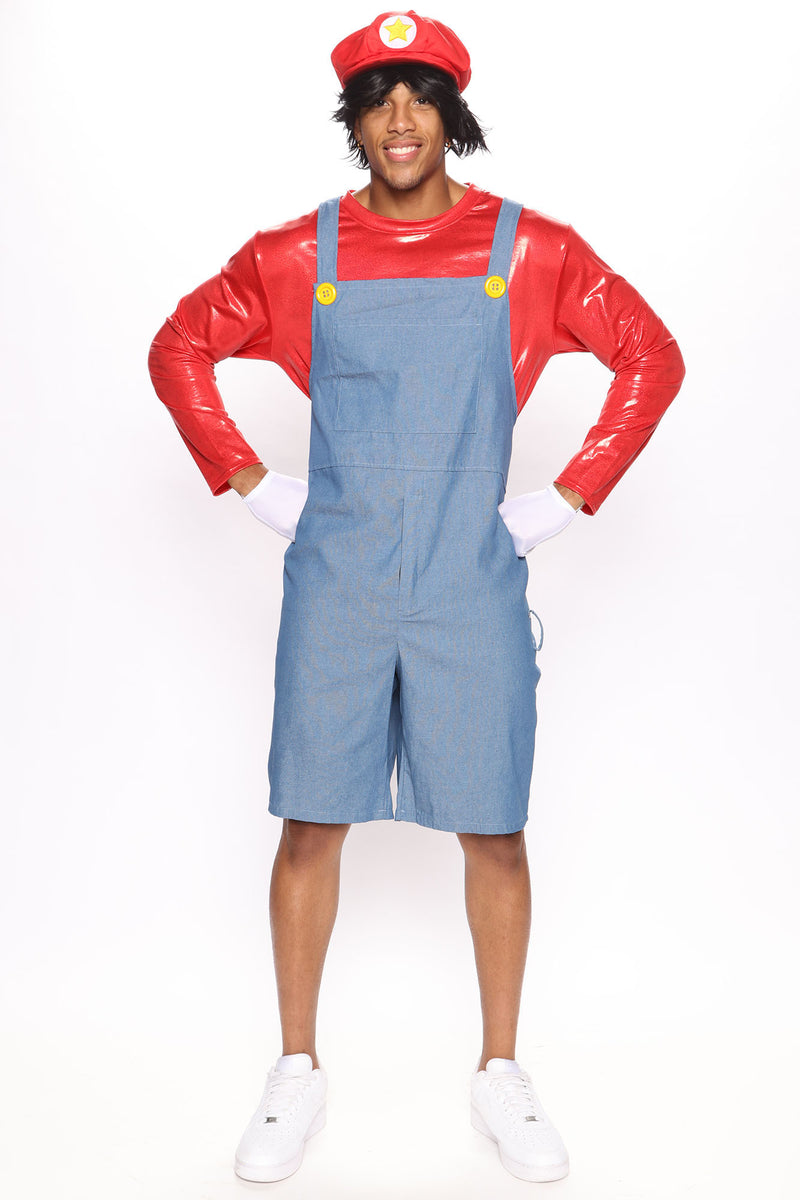 It's A Me Gamer Boy 5 Piece Costume Set - Red/combo | Fashion Nova ...