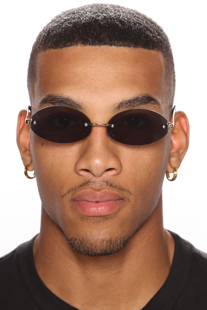 Hitman Round Sunglasses - Black | Fashion Nova, Mens Sunglasses ...