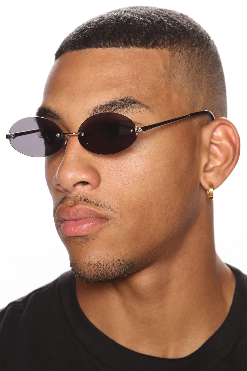 Hitman Round Sunglasses - Black | Fashion Nova, Mens Sunglasses ...