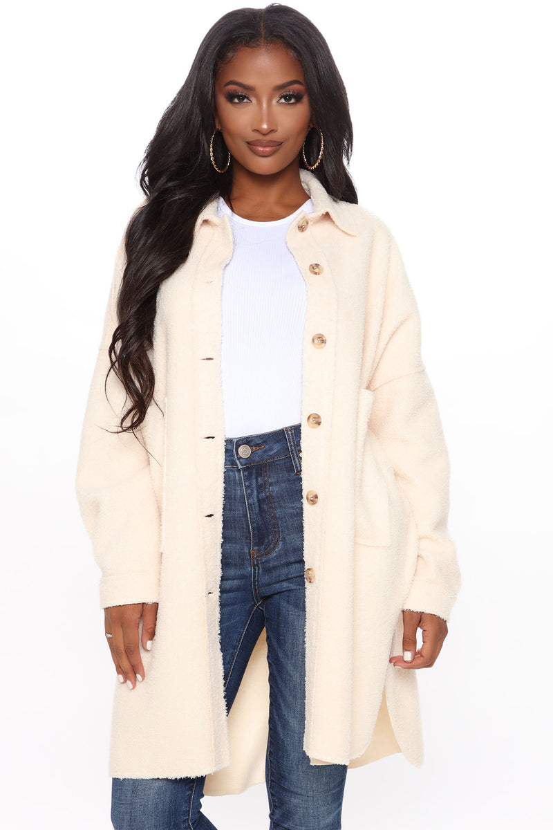 Set The Trend Coat - Ivory | Fashion Nova, Jackets & Coats | Fashion Nova