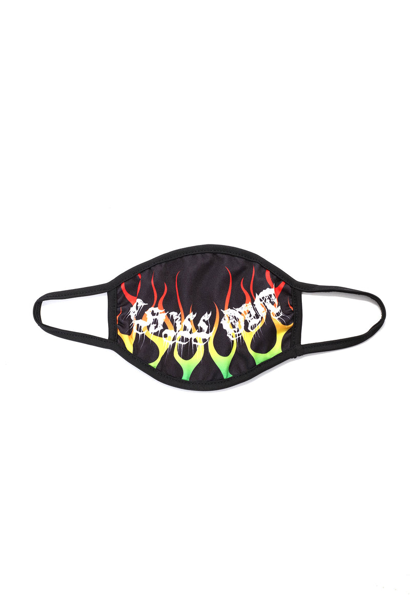Chill Flame Face Mask - Black | Fashion Nova, Facemasks | Fashion Nova