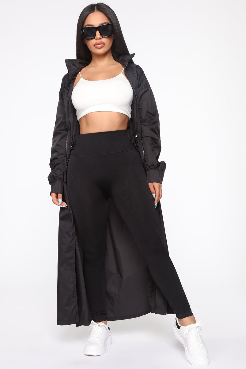 Easy Way Out Long Lightweight Jacket - Black | Fashion Nova, Jackets ...
