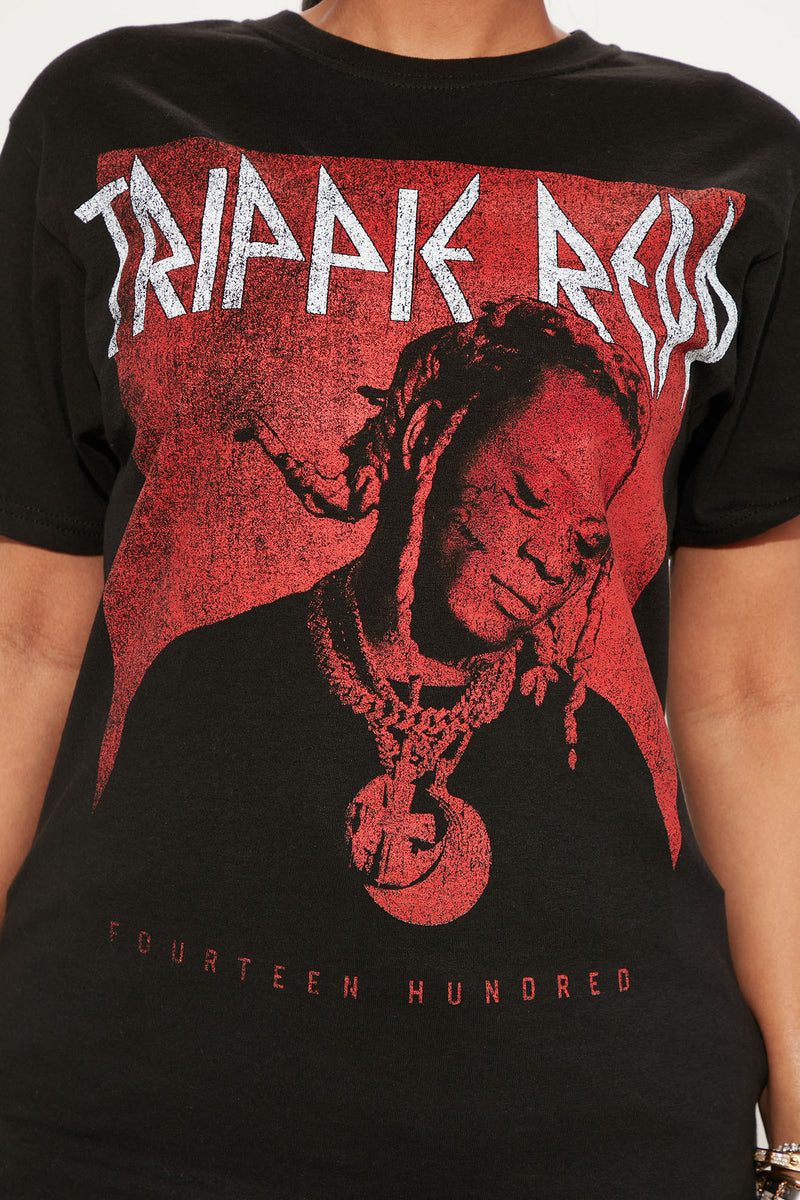 Trippie Redd Fourteen Hundred T-Shirt - Black | Fashion Nova, Screens ...