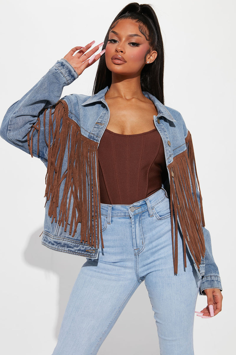 Lawless Western Denim Jacket - Medium Wash | Fashion Nova, Jackets ...