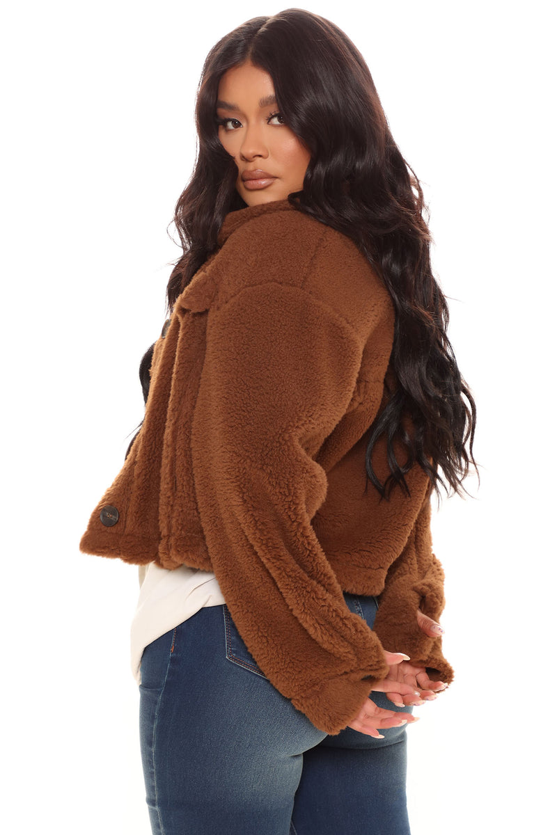 A Little Warmer Faux Fur Jacket - Chocolate | Fashion Nova, Jackets ...
