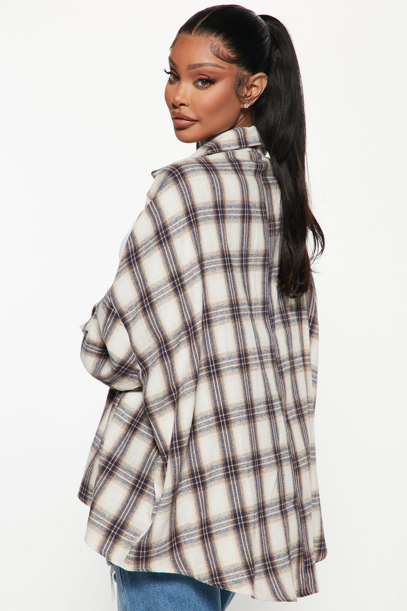 Avani Plaid Shirt - Cream/combo | Fashion Nova, Shirts & Blouses ...