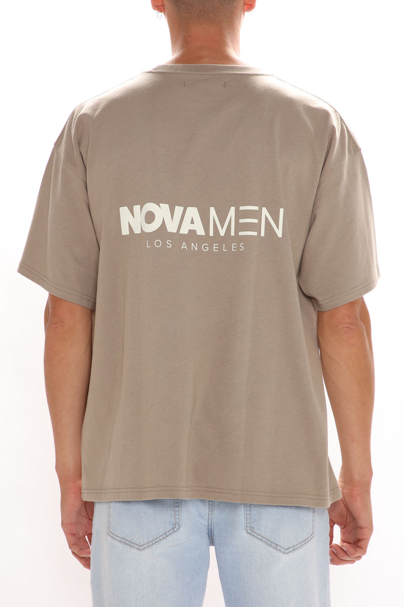 Novamen Short Sleeve Tee - Sand | Fashion Nova, Mens Tees & Tanks ...