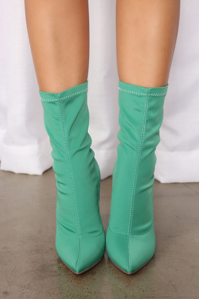 Ultimate Baddie Heeled Booties - Hunter | Fashion Nova, Shoes | Fashion ...