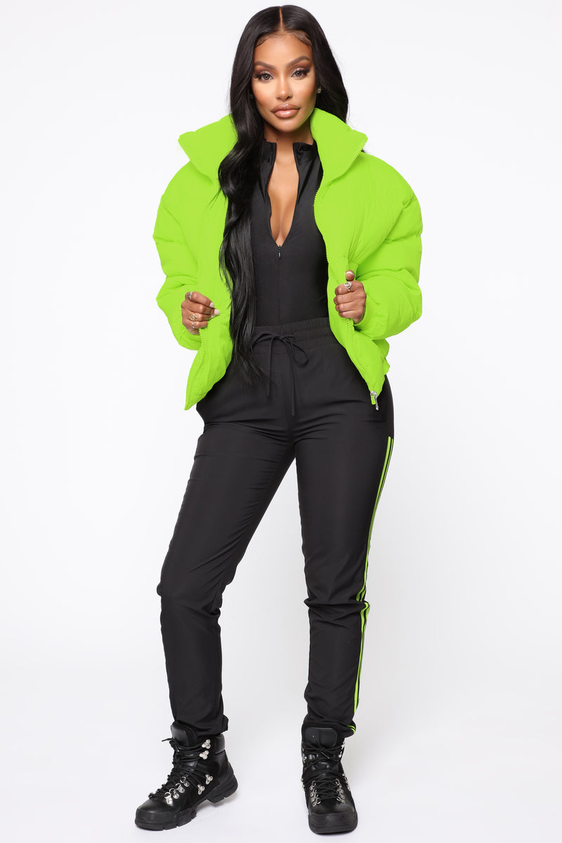 Trippin' On You Puffer Jacket - Neon Green | Fashion Nova, Jackets ...