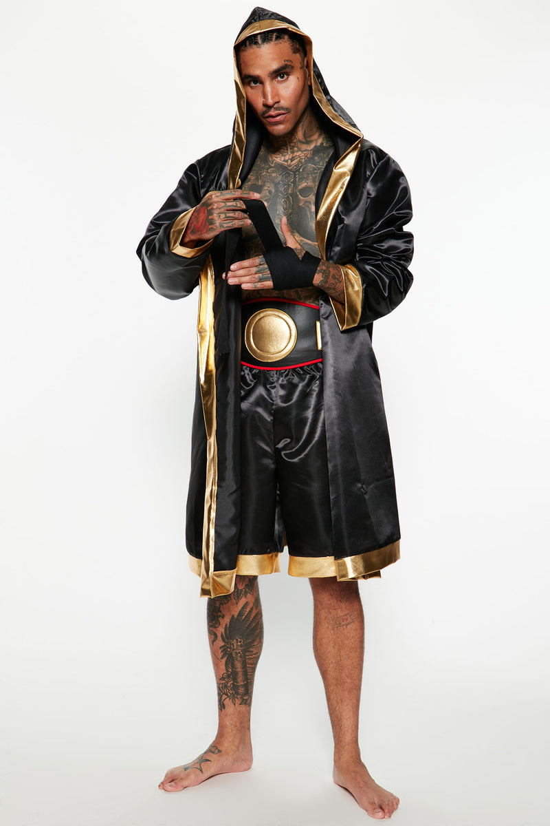 Knockout King 3 Piece Costume Set - Black | Fashion Nova, Mens Costumes ...