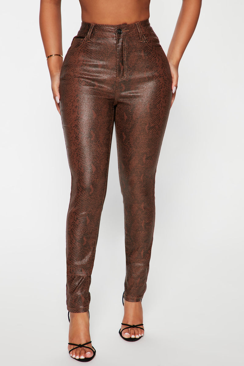 Wild Behavior Skinny Pant 28 - Brown | Fashion Nova, Pants | Fashion Nova