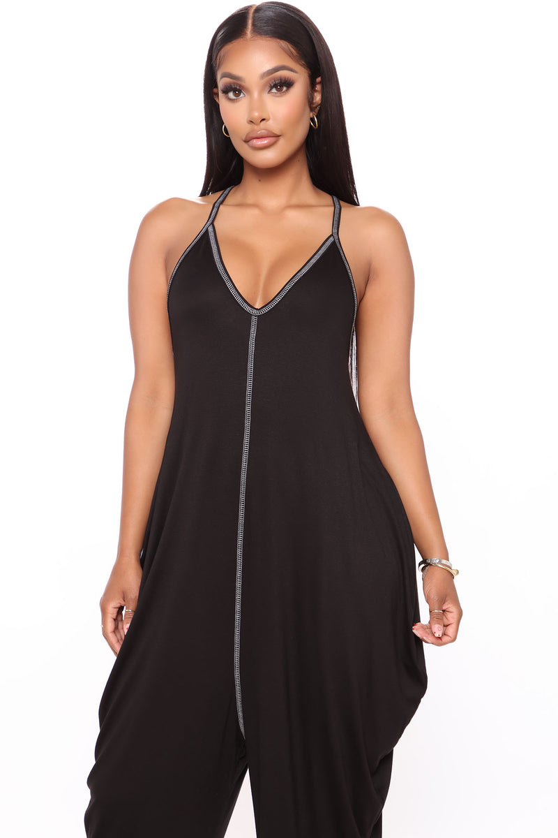 Martin Tank Super Slouchy Jumpsuit - Black | Fashion Nova, Jumpsuits ...