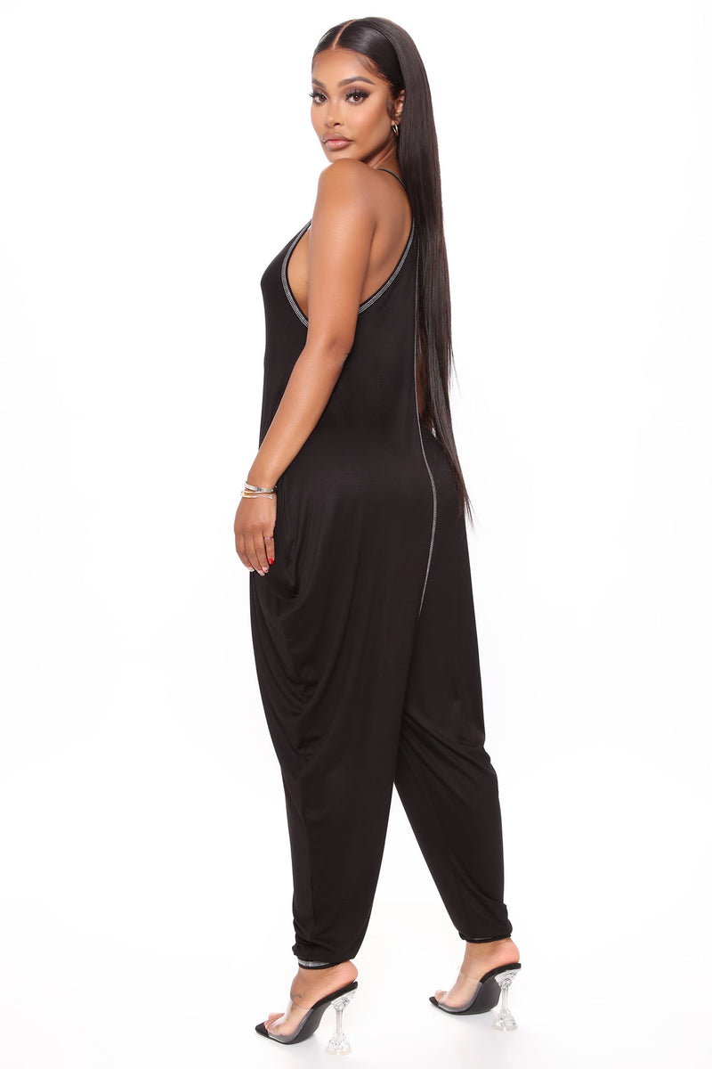 Martin Tank Super Slouchy Jumpsuit - Black | Fashion Nova, Jumpsuits ...