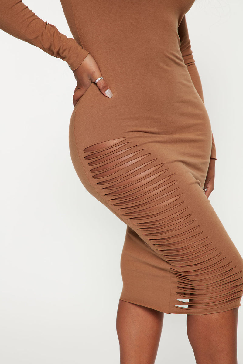 Blair Midi Dress - Taupe | Fashion Nova, Dresses | Fashion Nova