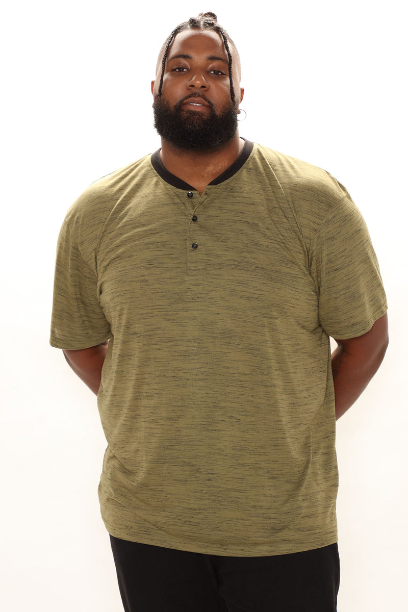 Dustin Short Sleeve Henley - Olive | Fashion Nova, Mens Tees & Tanks ...