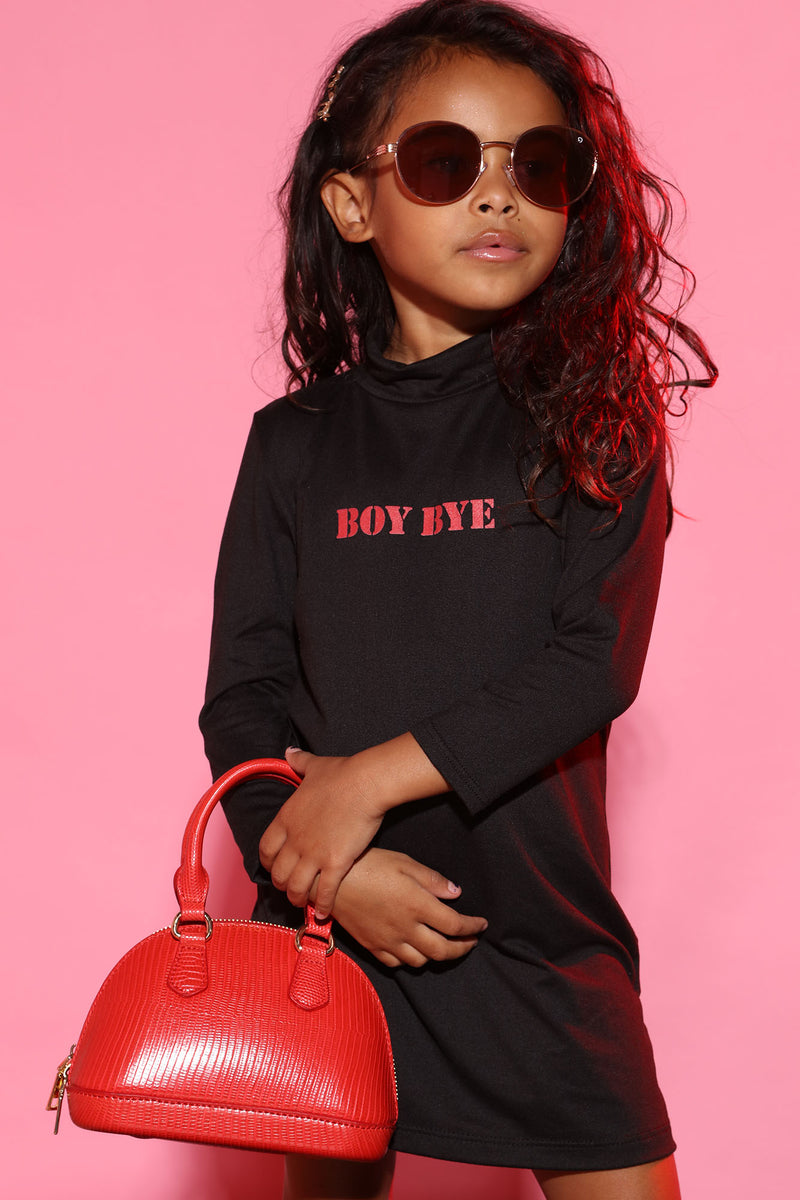 Mini Boy Bye Mini Dress - Black | Fashion Nova, Kids Dresses | Fashion Nova