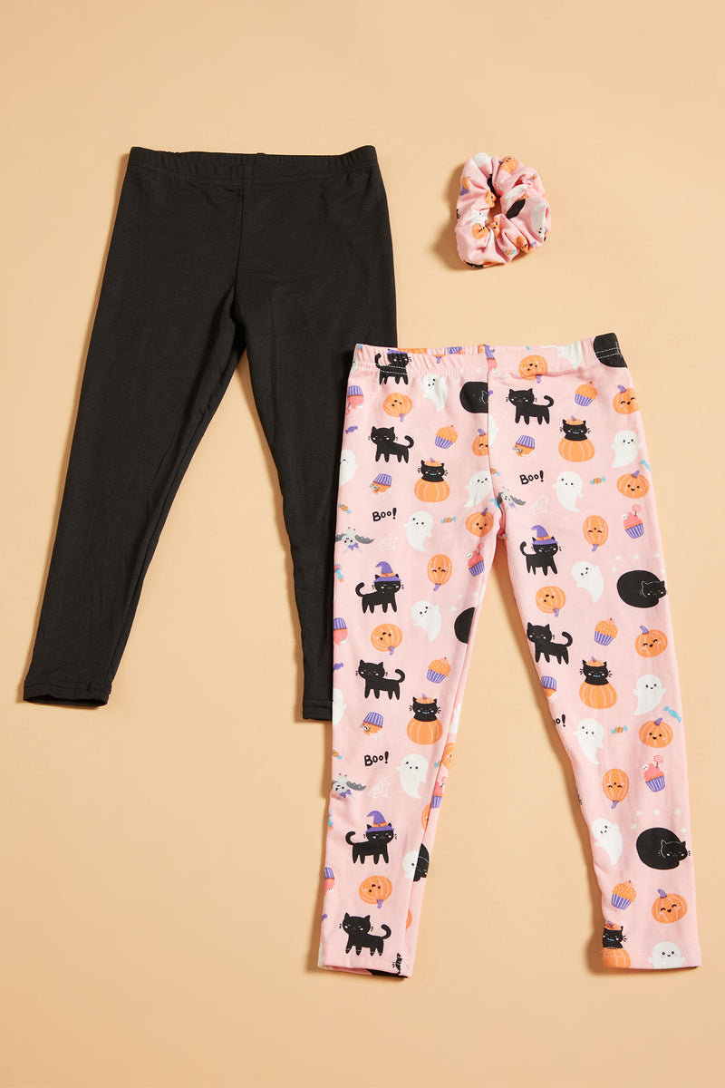 Mini Lil Cat Girl 2 Pack Leggings - Pink/combo | Fashion Nova, Kids ...