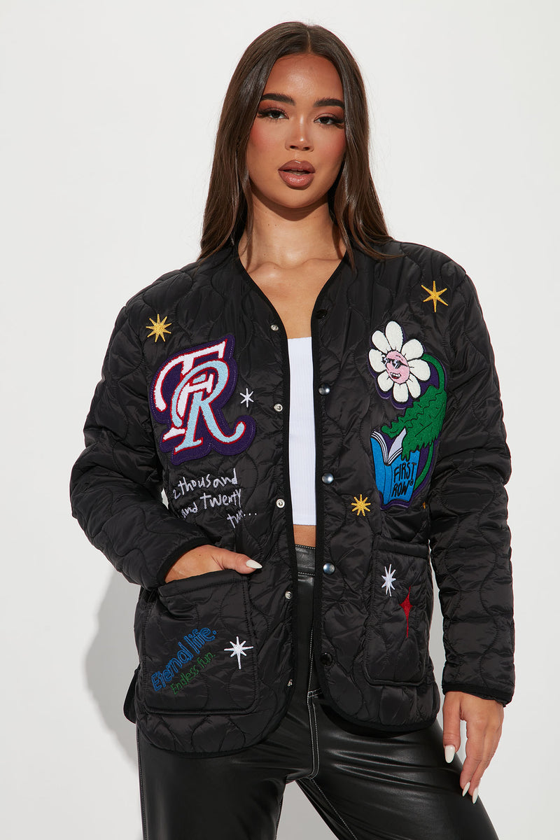 Sunshine Quilted Jacket - Black | Fashion Nova, Jackets & Coats ...
