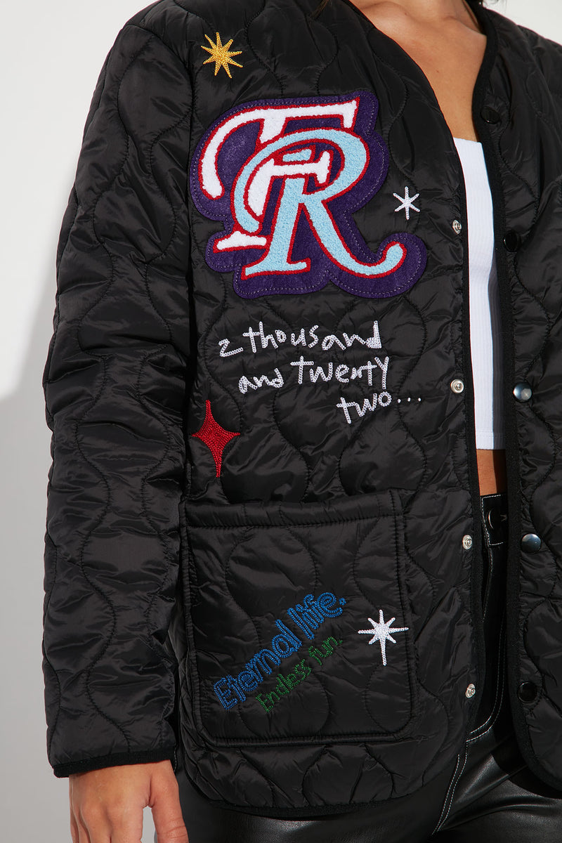 Sunshine Quilted Jacket - Black | Fashion Nova, Jackets & Coats ...