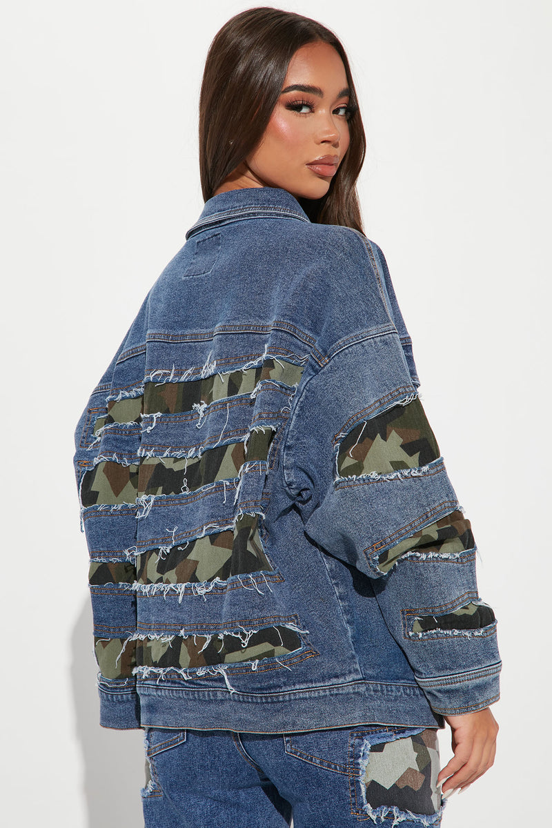 Peek-A-Boo Boyfriend Jacket - Dark Wash | Fashion Nova, Jackets & Coats ...