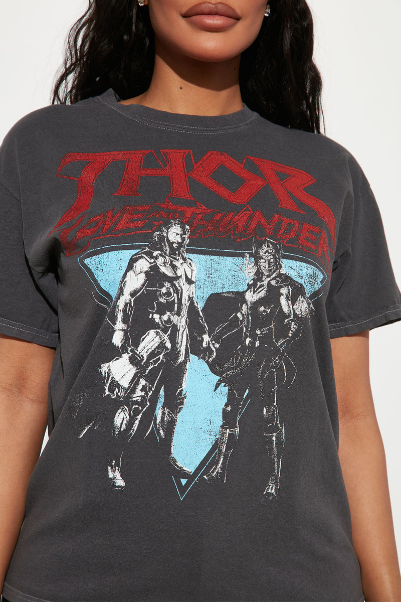 Thor Love & Thunder Washed Tee - Black Wash | Fashion Nova, Screens ...