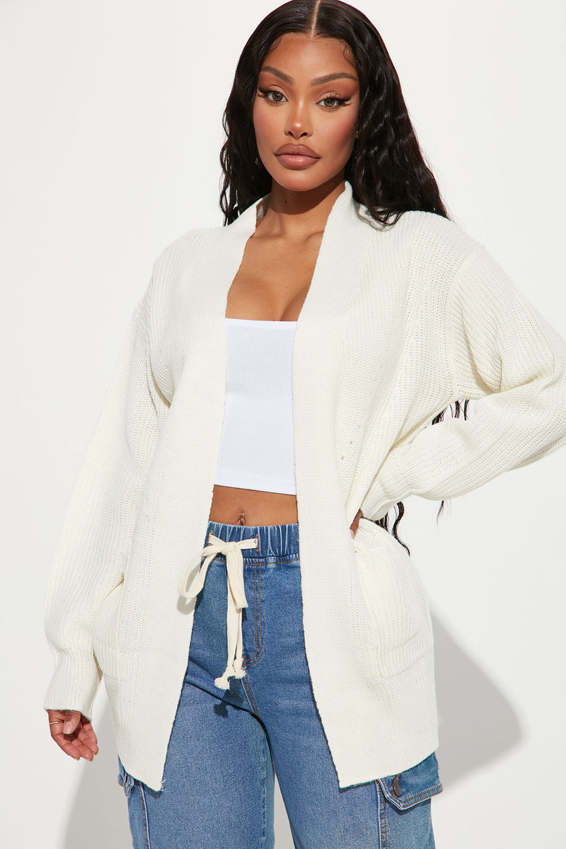 Lizzy Cardigan Sweater - Ivory | Fashion Nova, Sweaters | Fashion Nova