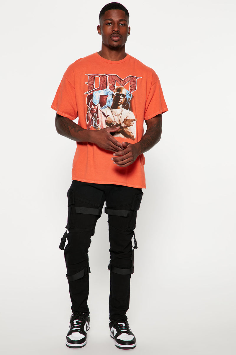 DMX Portrait Short Sleeve Tee - Orange | Fashion Nova, Mens Graphic ...