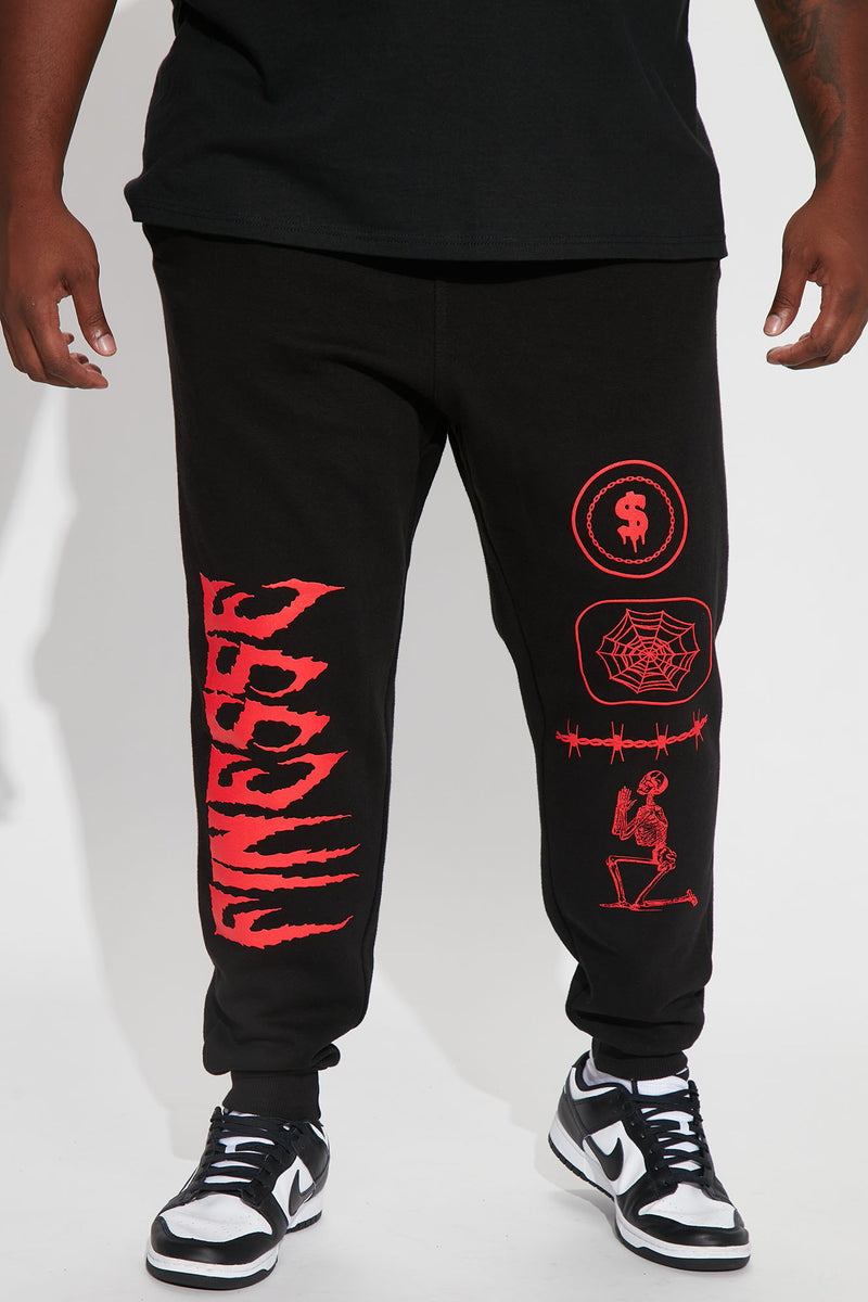 Money Trap Jogger - Black | Fashion Nova, Mens Fleece Bottoms | Fashion ...
