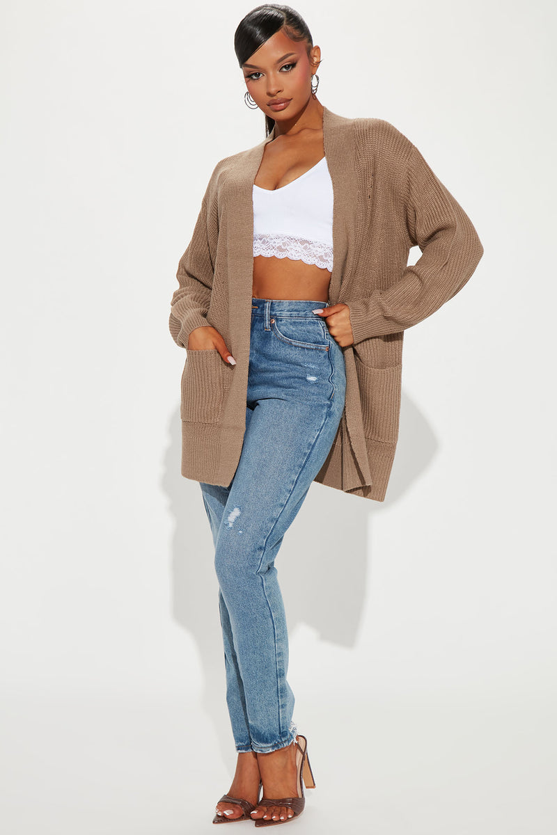 Lizzy Cardigan Sweater - Khaki | Fashion Nova, Sweaters | Fashion Nova